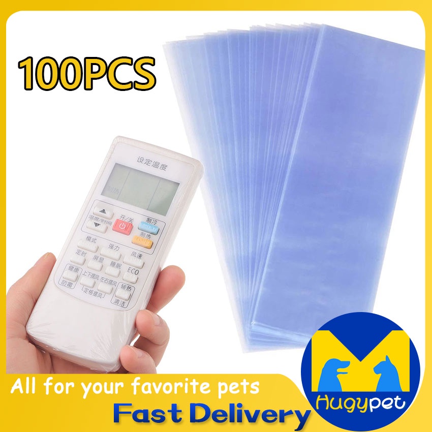 100pcs Universal Remote Control Transparent Heat Shrink Film Waterproof ...