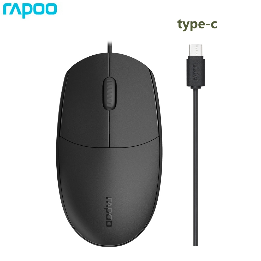 Rapoo N100C Type-C Wired Mouse | Shopee Philippines