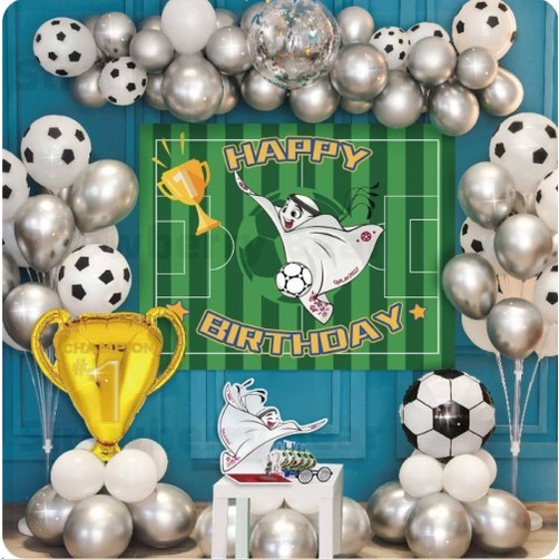 FIFA World Cup Qatar 2022 Football World Cup Decor Soccer Balloon Set ...