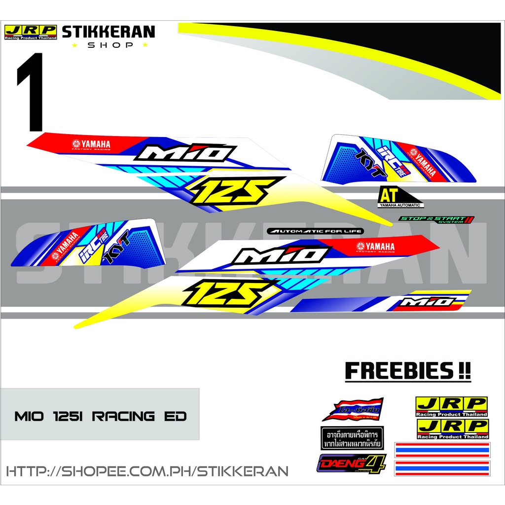 MIO 125i MALAYSIAN / THAILAND CONCEPT DECAL | Shopee Philippines
