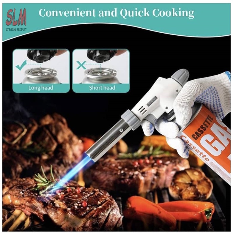 Multi Purpose Torch/Flame Gun High Quality Gas Blow Butane Auto Ignition Jet Burner Welding ...