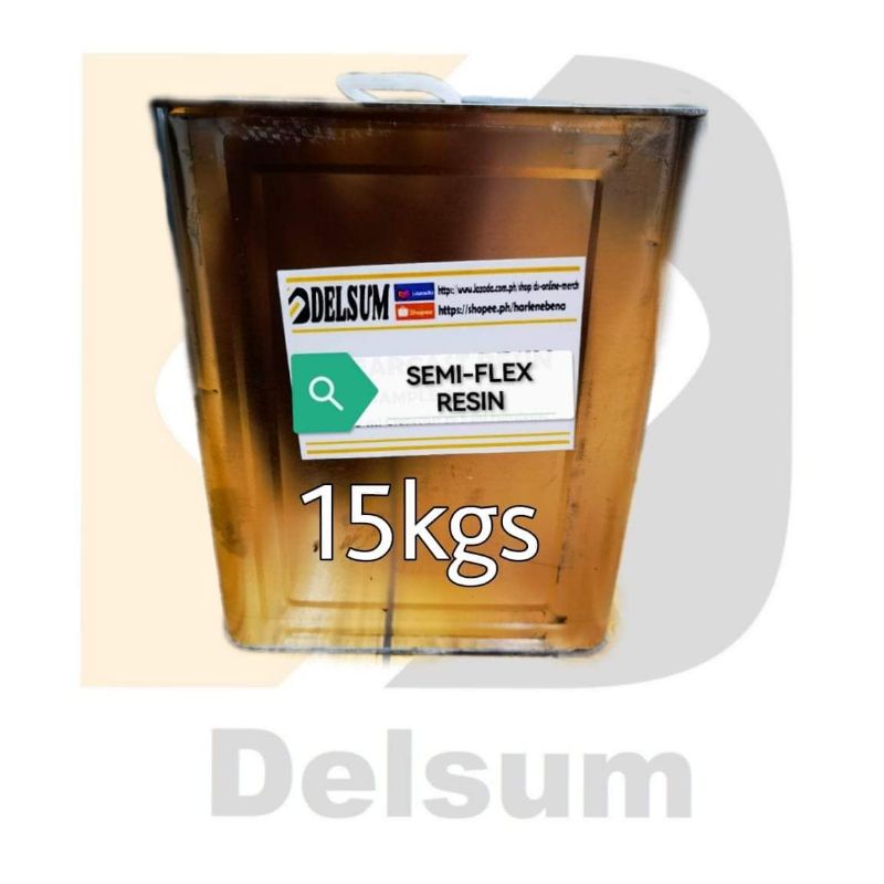 Semi-Flex Resin 15kg (TIN) | Shopee Philippines