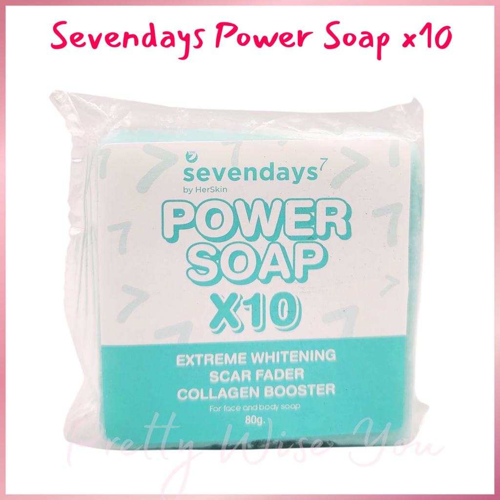 SEVENDAYS 1 BAR Power Soap x10 by Herskin Kath Melendez KathRye Her ...