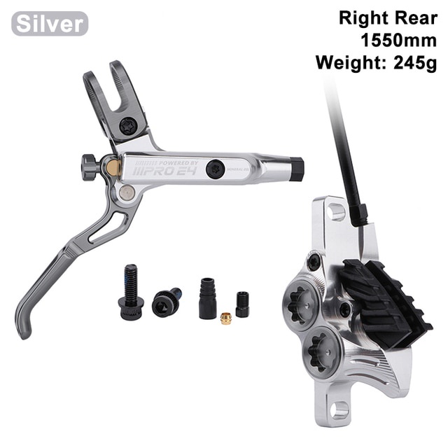 Bicycle Hydraulic Disc Brake 4 Piston MTB Brake Caliper IIIPRO E4 Mountain Bike Brake Oil ...