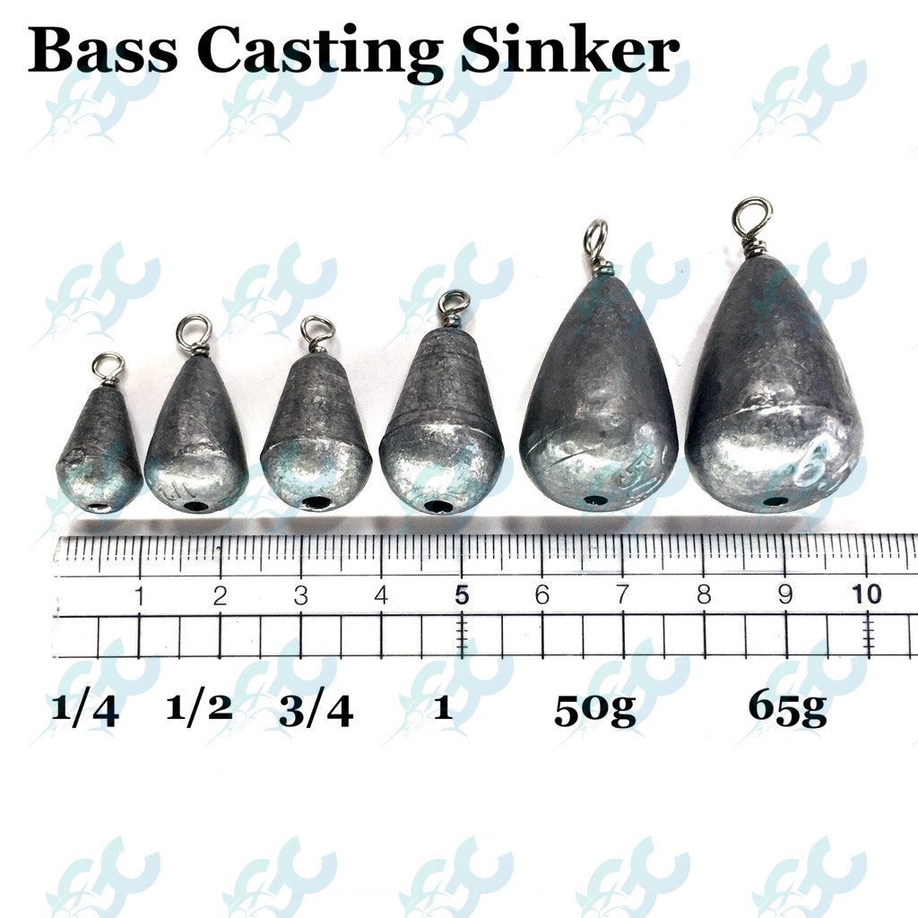 GC Bass Casting Sinker Tingga Sinking | Shopee Philippines