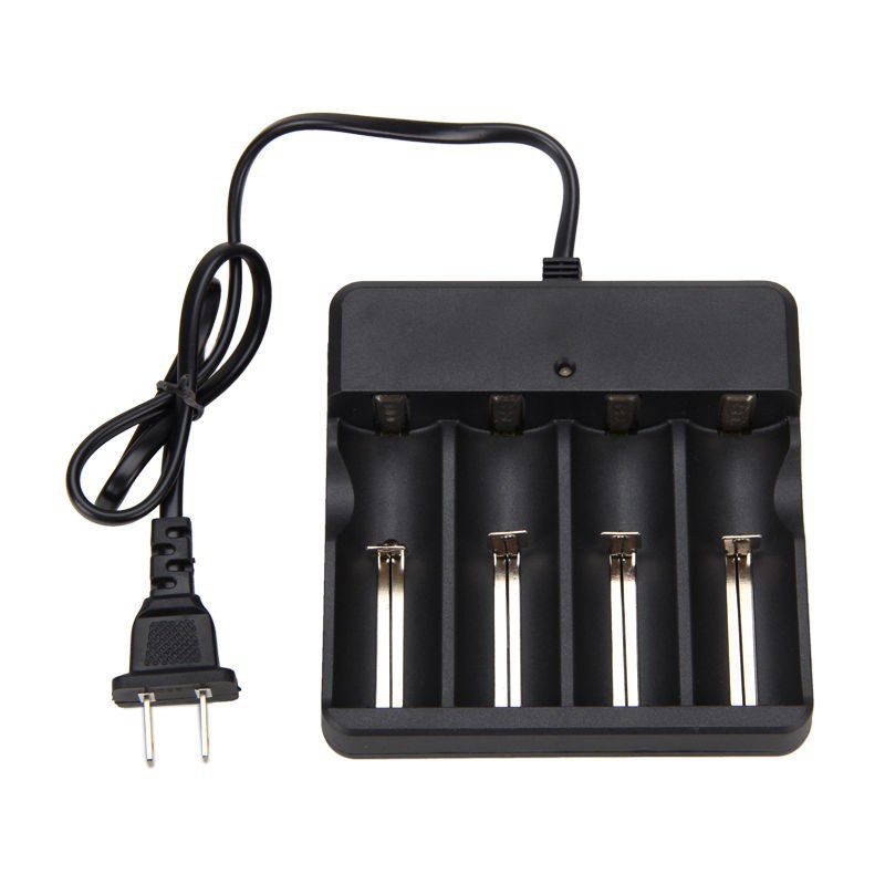 18650 16340 26650 3.7V Lithium High Quality Fast Rechargeable 4 solts ...