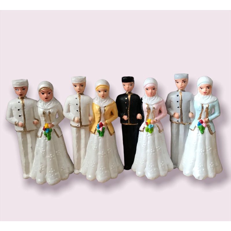 LOKAL Cake Topper Local Hijab Bride Toy | Shopee Philippines