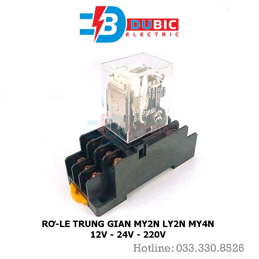 Intermediate Relay - Glass Relay MY2N LY2N MY4N 12VDC/24VDC/220VAC | Dubic ELECTRIC | Shopee ...