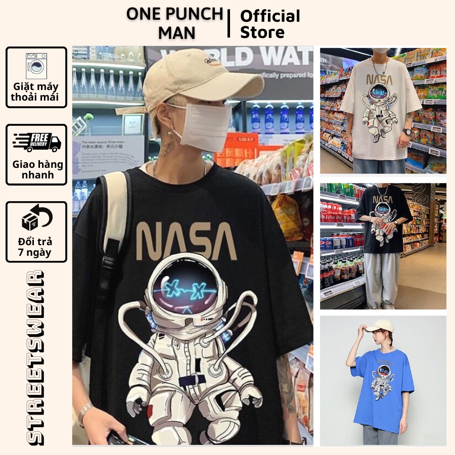 Nasa Astronaut loose-form unisex short-sleeved t-shirt - 4-way stretch ...