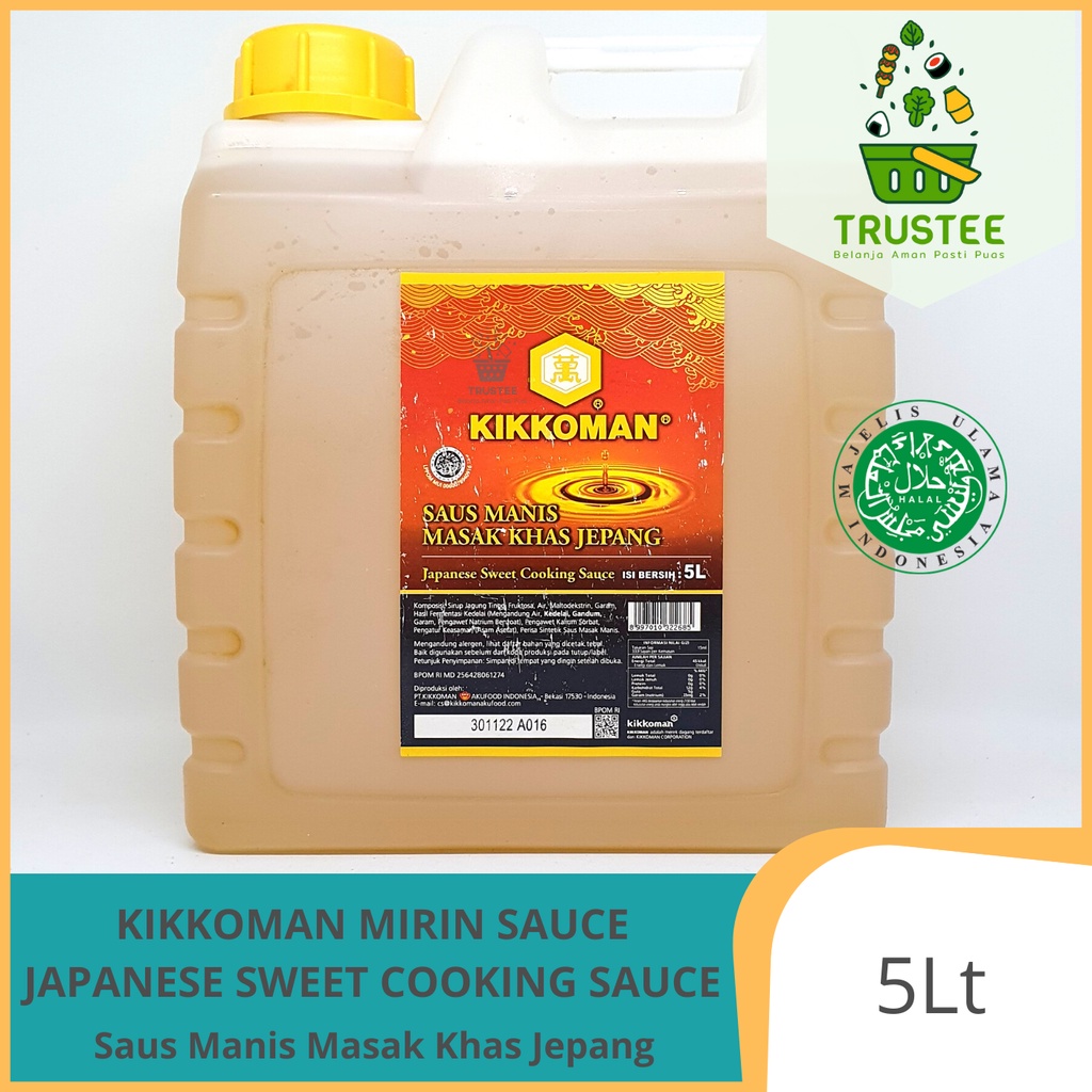 Kikkoman Japanese Sweet Seasoning Sauce / Mirin Halal Halal 5.7kg ...