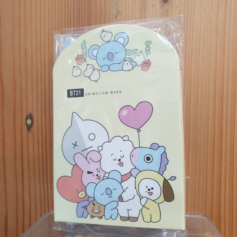 BT21 Sticky note set | Shopee Philippines