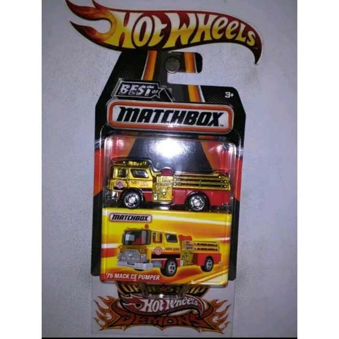 Matchbox MBX Mack Ce Pumper Fire Truck Best Of MBX Series 1 Rubber ...
