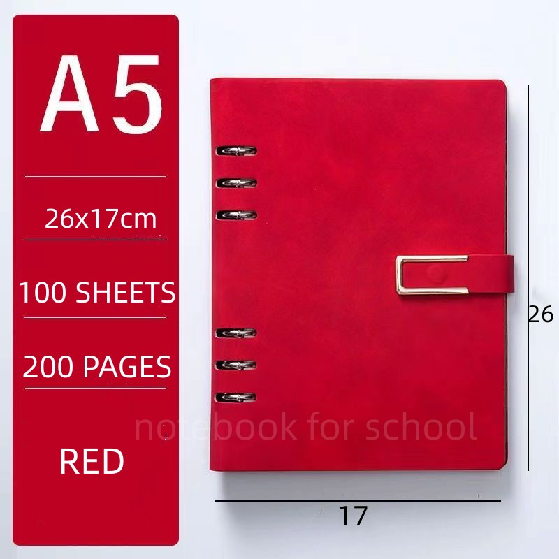 NFS A5/B5 loose-leaf notebook removable notepad with side buckle ...