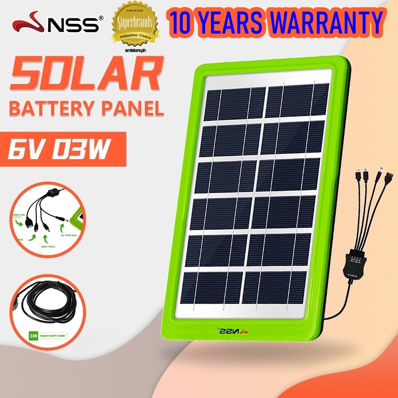NSS 6V 5W/3W/8W/16W Small Portable Solar panels With Multi-function ...