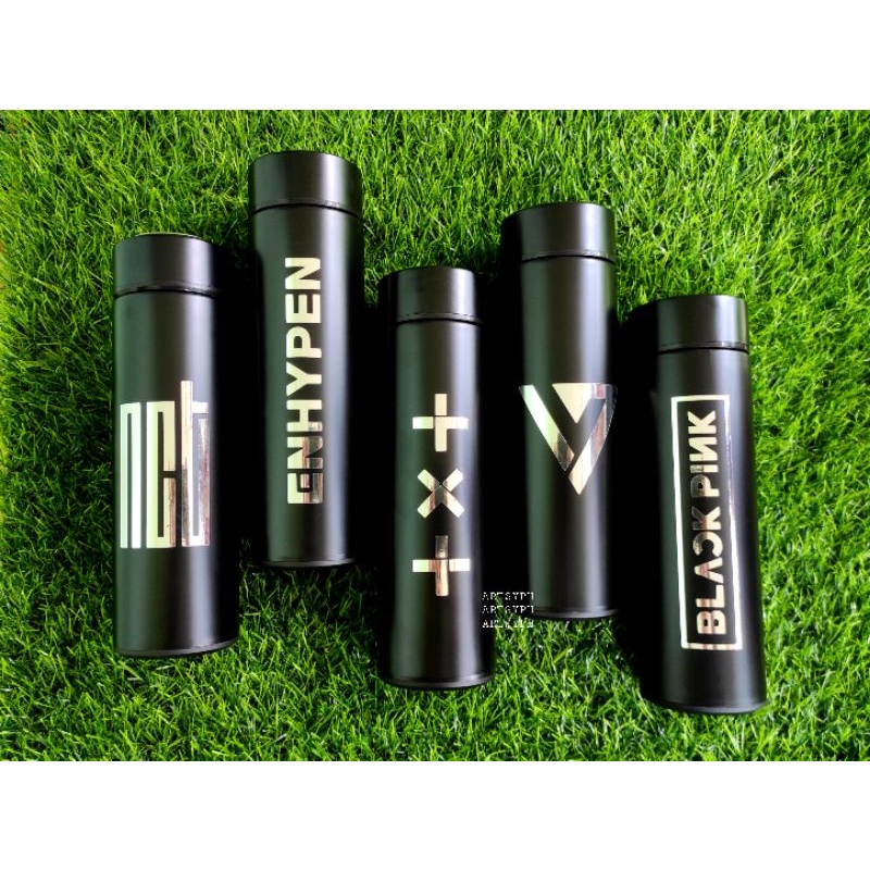 KPOP Leather Notebook Journal / Insulated Flask - BTS EXO TXT ENHYPEN ...