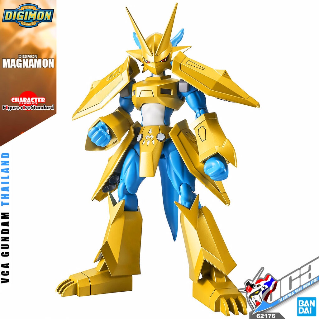VCA BANDAI FIGURE-RISE STANDARD MAGNAMON FIGURE RISE DIGIMON GUNDAM ...