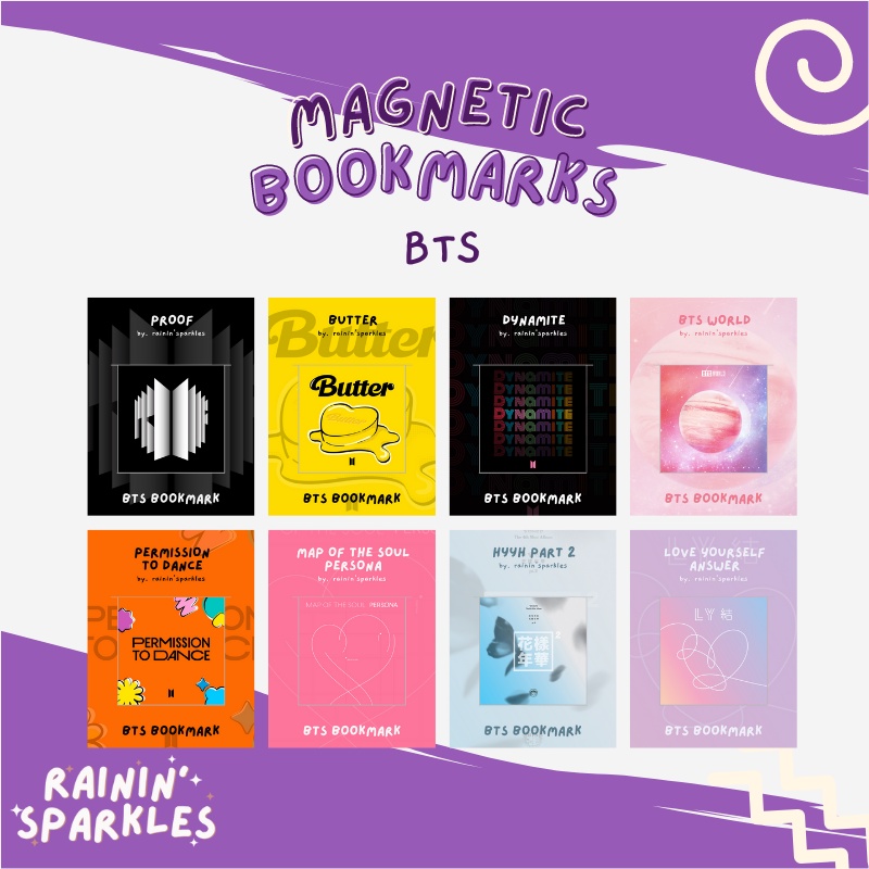 BTS Album Magnetic Bookmark | Shopee Philippines