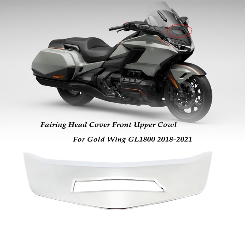 Motorcycle Chrome Fairing Head Cover Front Upper Cowl For Honda ...