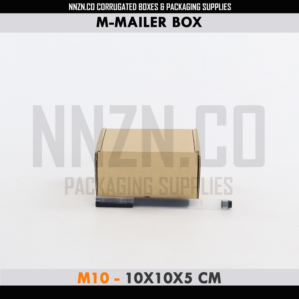NNZN M-Mailer Box Corrugated Brown Kraft Box T-Mailer Shipping Box Gift ...