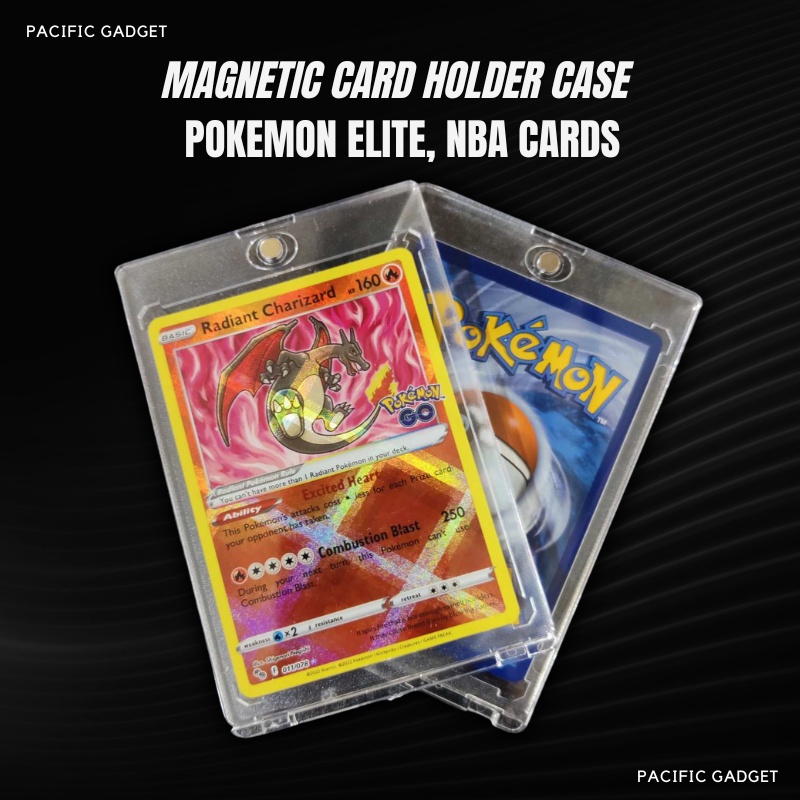 Magnetic Card Holder Case 35PT Pokemon Elite NBA Cards | Shopee Philippines