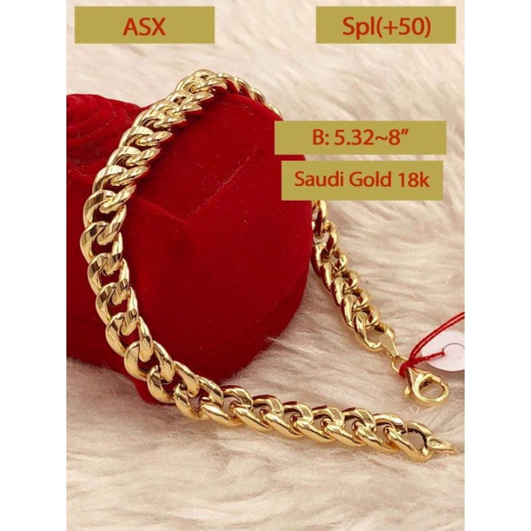 18k Bracelet saudi gold pawnable | Shopee Philippines