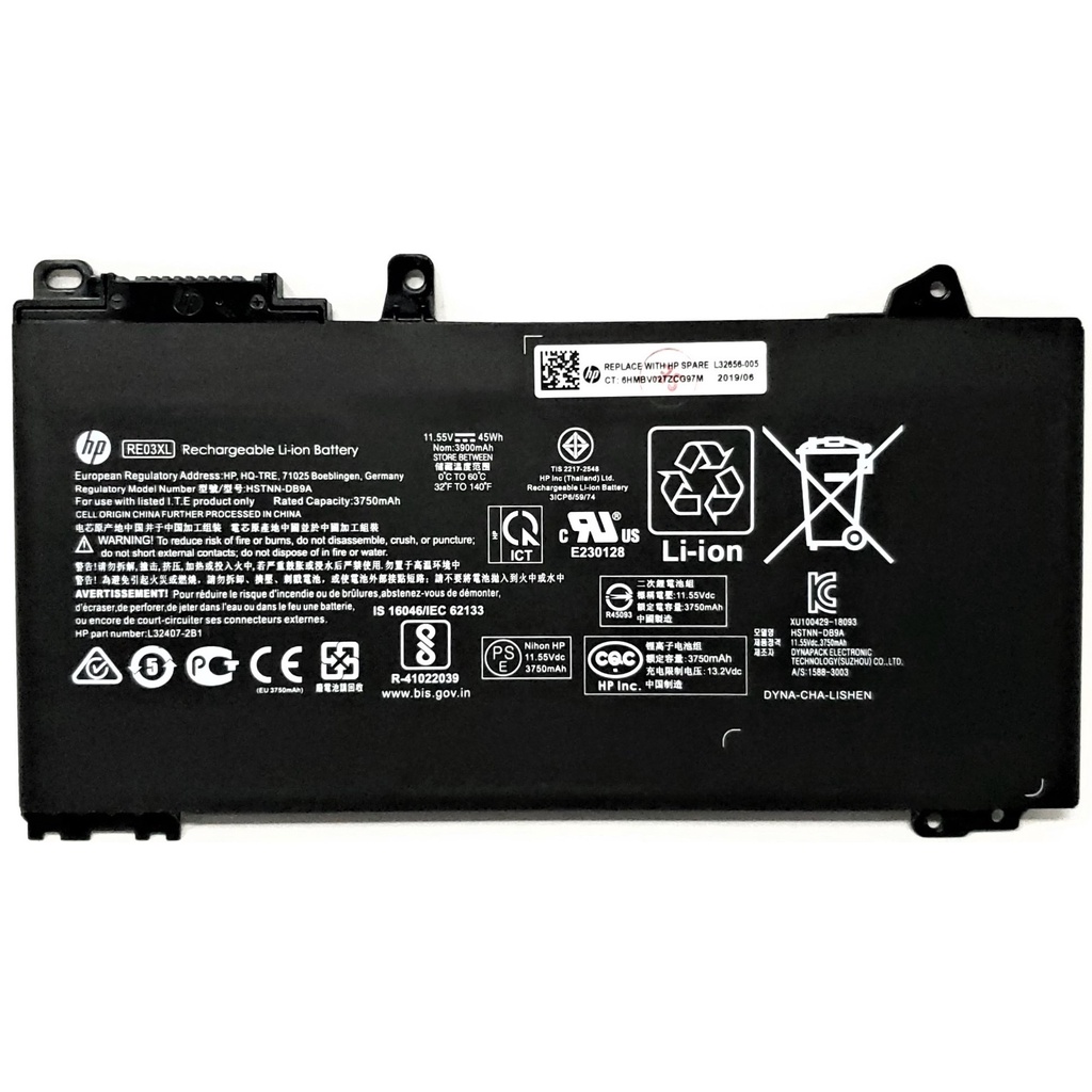 RE03XL REO3XL Laptop Battery For HP ProBook 430 440 445 450 455 G6 ...