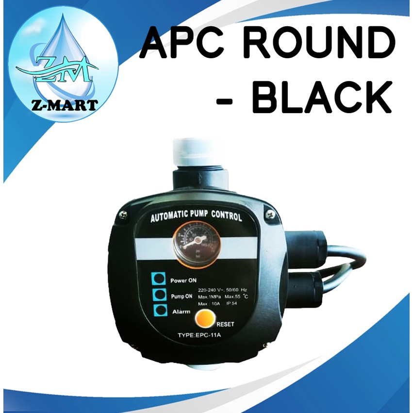 APC Automatic Pump Control Round Black | Shopee Philippines