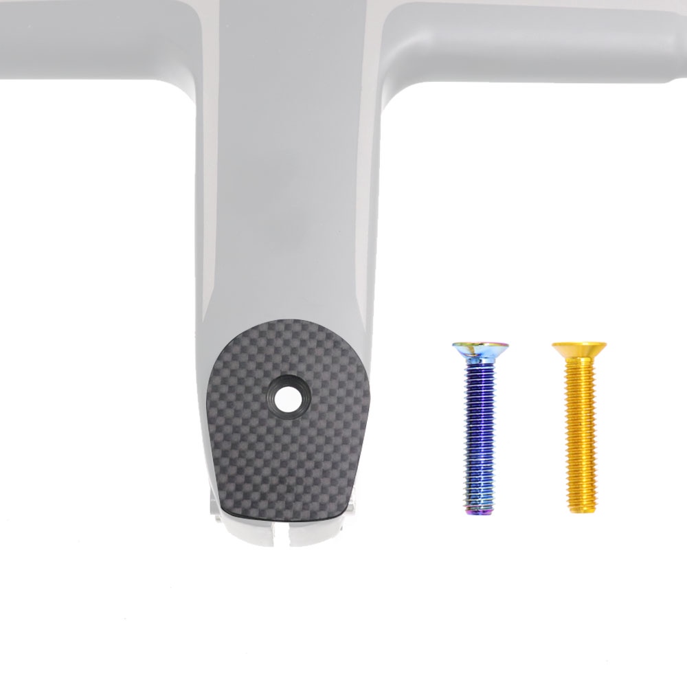 KOCEVLO 3k Carbon Bicycle Stem Headset Top Cap For Canyon Handlebar ...