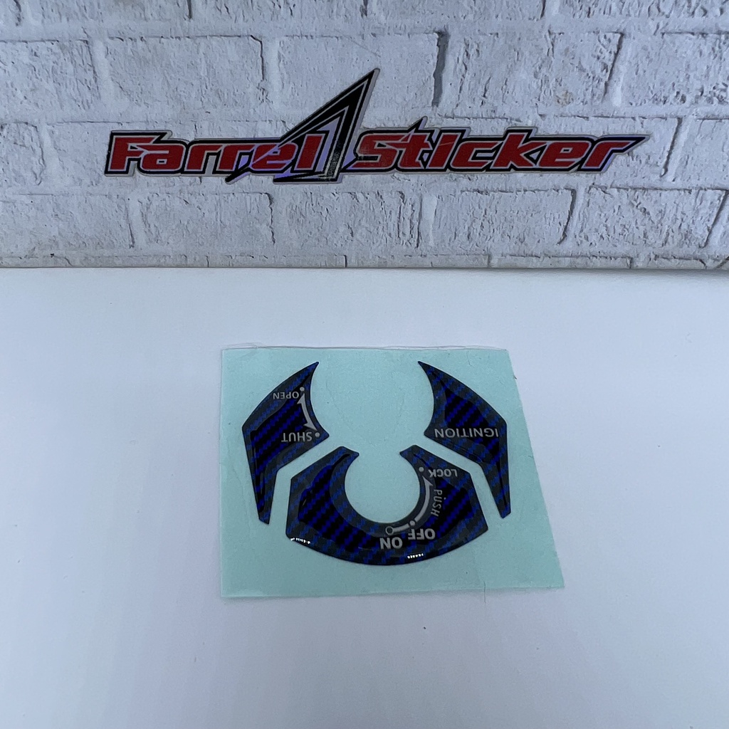 Satria fu 150 Facelift ignition key sticker Satria ignition sticker ...