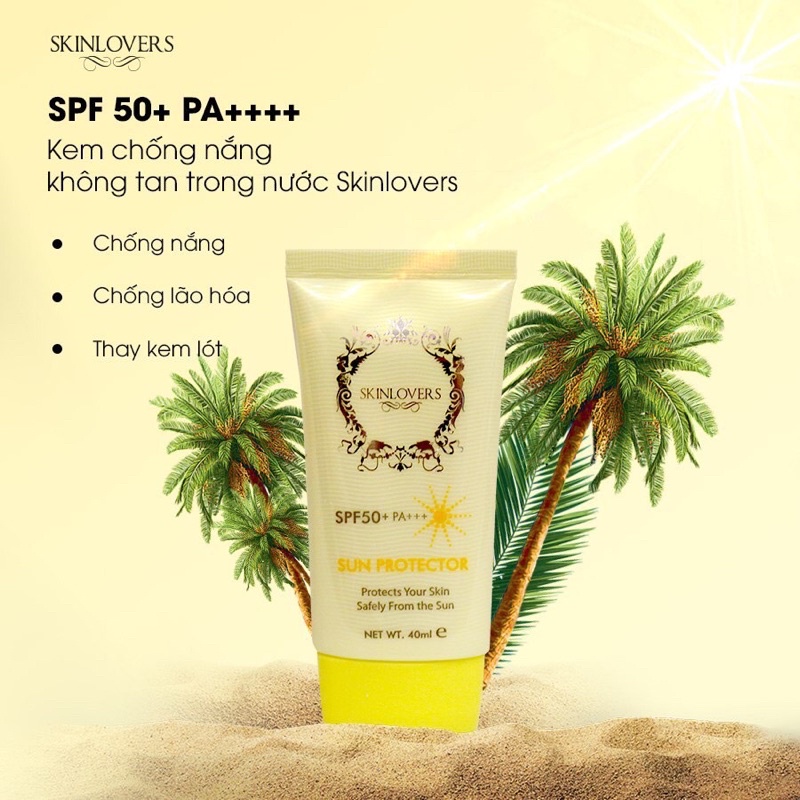 Water-insoluble sunscreen SPF50 PA+++ Korea Skinlovers | Shopee Philippines