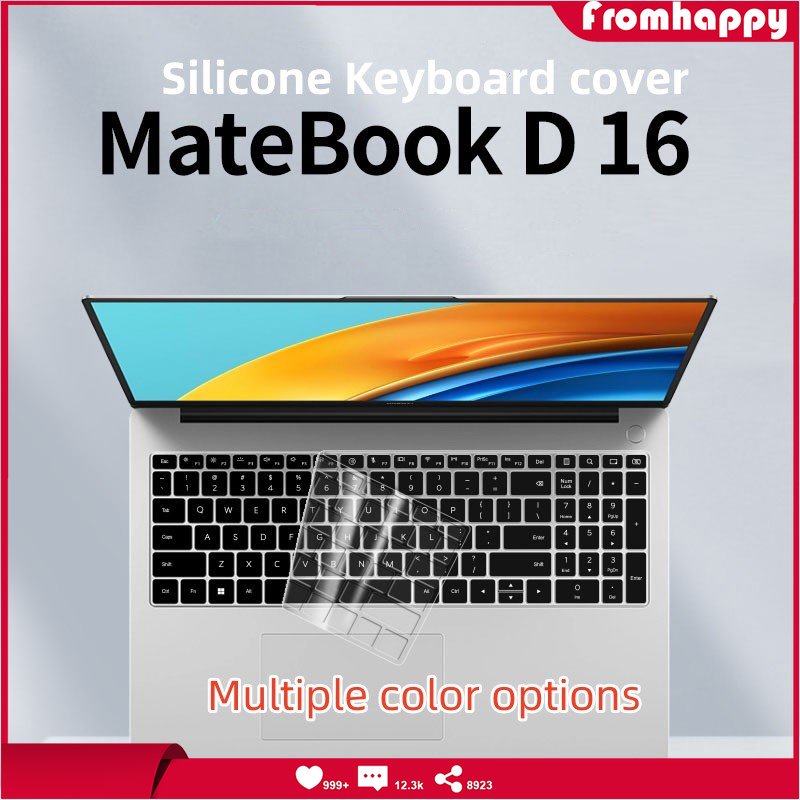 Keyboard Cover for Huawei MateBook D16 Laptop Notebook Protector Skin ...