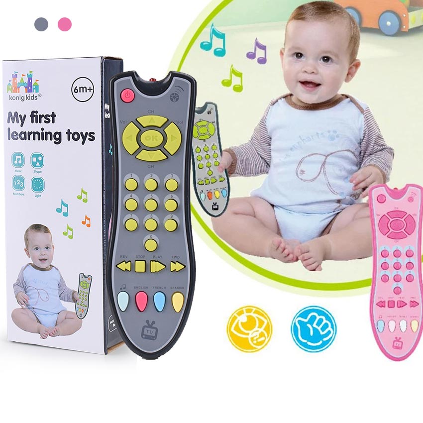 Musique Baby Simulation TV Remote Control With Light Sound Kids ...