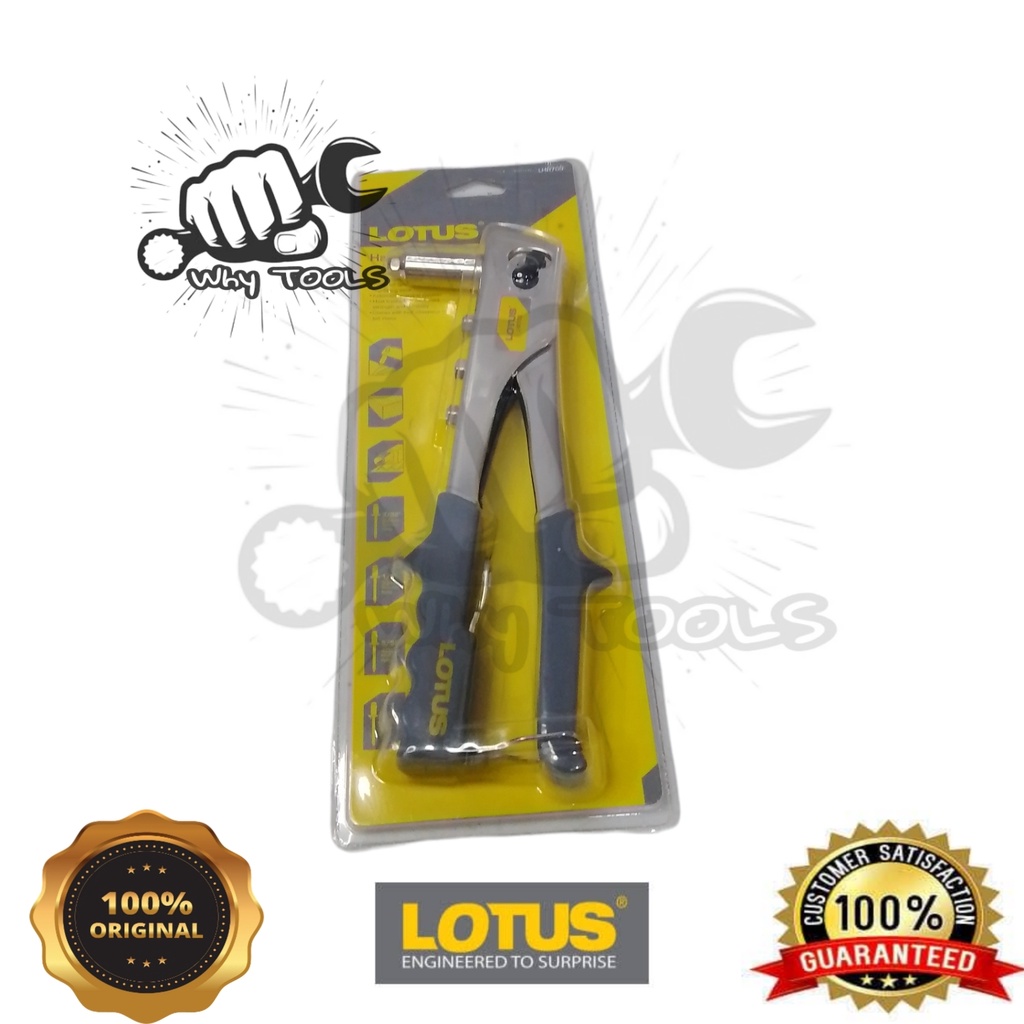 why tool shop Lotus Hand Riveter LHR709 (Chrome) | Shopee Philippines