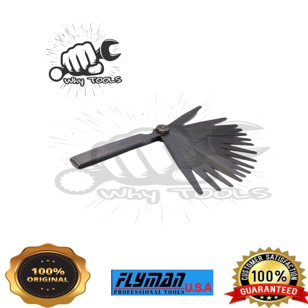 why tool shop 17PCS FLYMAN USA FEELER GAUGE. | Shopee Philippines
