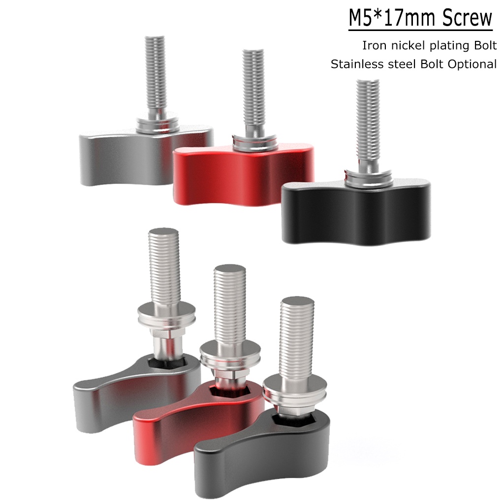 M5 x17mm Handle Screw Adjustable Clamp Fixing Locking Screw L-Type / T ...