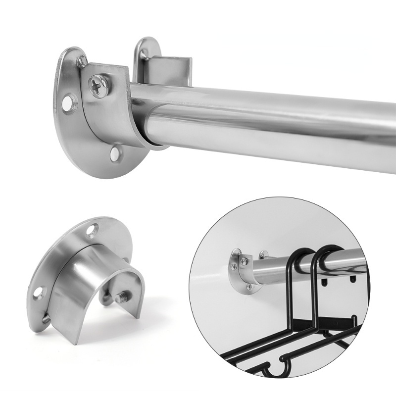 27/34mm High Quality Stainless Steel Clothes Rail Closet Rail Curtain ...