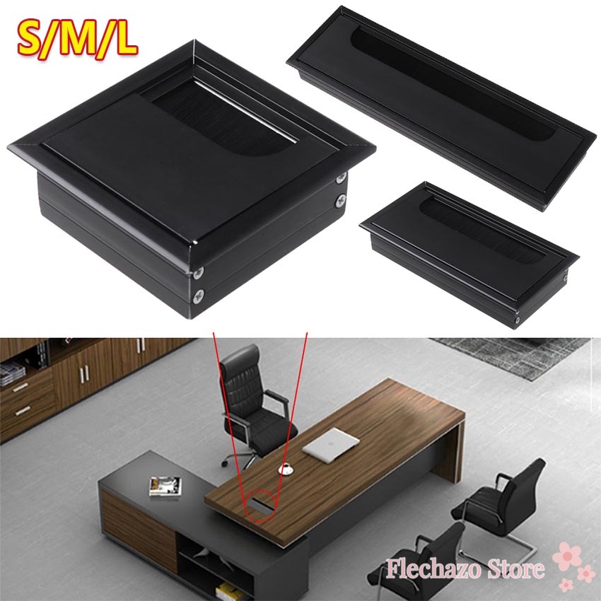 Aluminum Alloy Rectangle Wire Cable Holder Grommet Hole Cover Rectangle ...