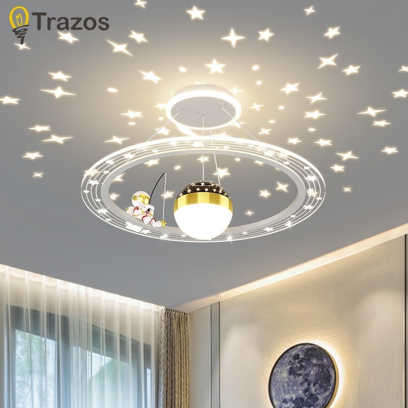 Trazos Modern Led Chandeliers Small Lamps 37W Ceiling Chandelier ...