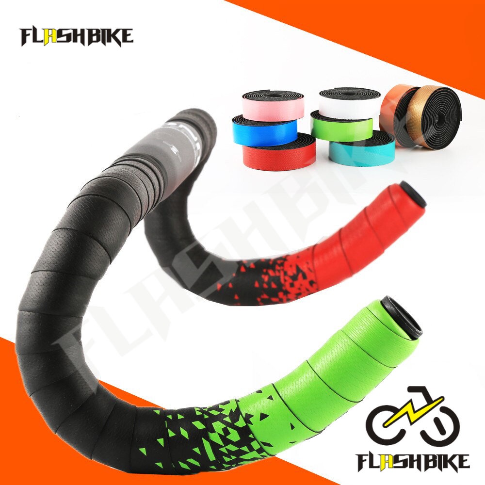 Road Bike HandleBar Tape Colorful Gradient Color Handlebar Tape EVA/PU ...