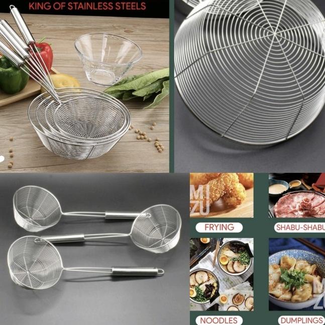 Most Popular NG31 PREMIUM STAINLESS HANDLE Drain Strainer Serok Mie ...