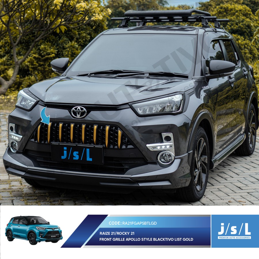 Raize Front Grill Apollo Blacktivo Model JSL Front Grille Cover Apollo ...