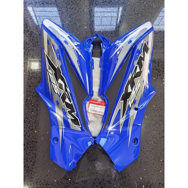 Wings cover / Leg shield Xrm 125 Trinity Blue with gray decals, Honda ...