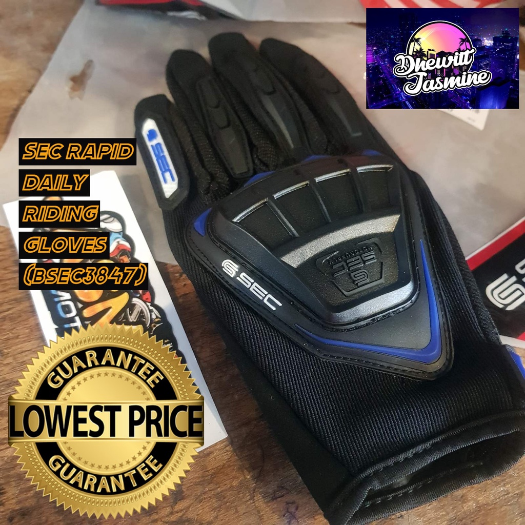 Sec rapid daily riding gloves (bsec3847) | Shopee Philippines