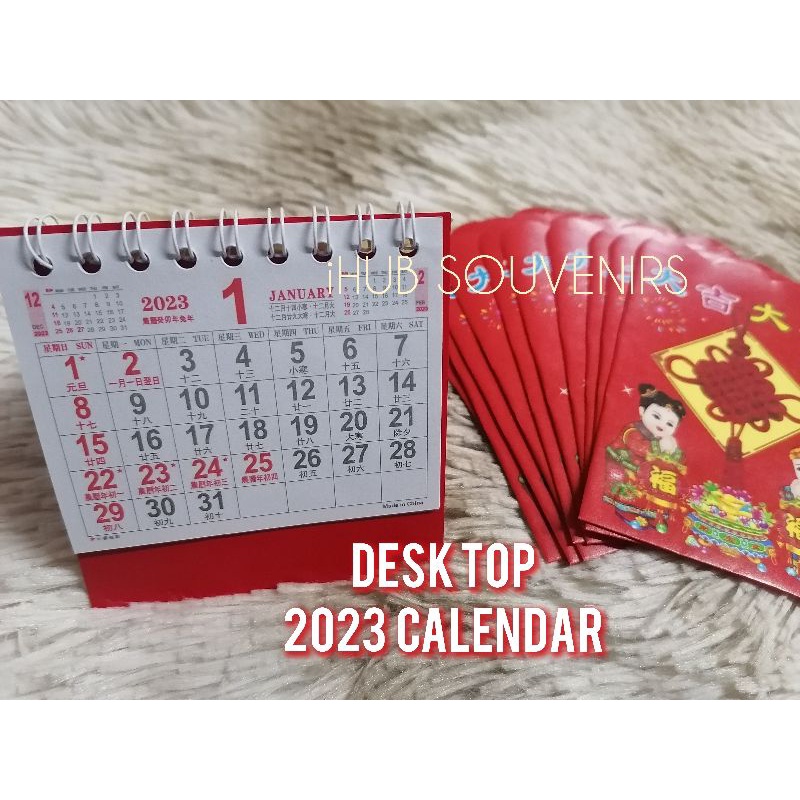 2025 Mini SIZE DESKTOP Calendar || Angpao ampaw | Shopee Philippines