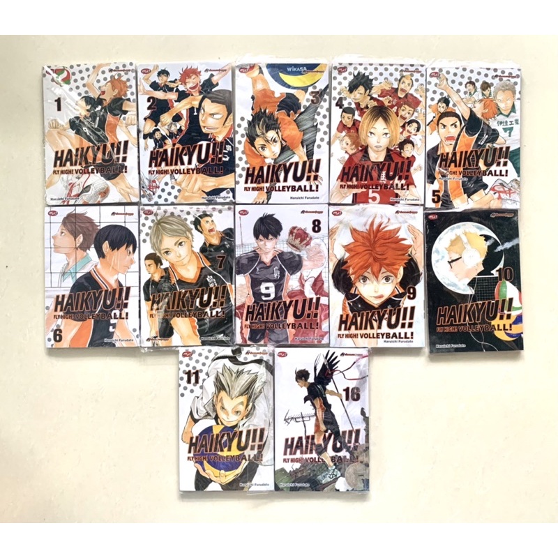 Haikyu Comics!! Haikyu Set 1,2,3,4,5,6,7,8,9,10,11,16 | Shopee Philippines