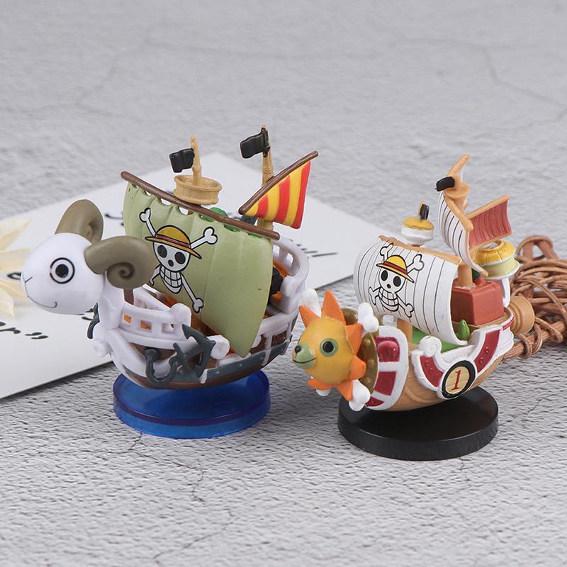 Anime One Piece Luffy Pirate Thousand Sunny Ship Boat PVC Figure Toy ...