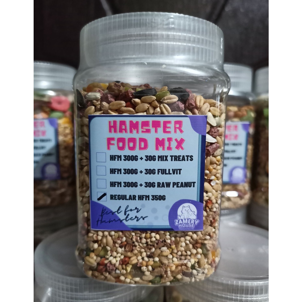 Zamery House Hamster Food Mix in Canister - 350g foodmix / hamster ...