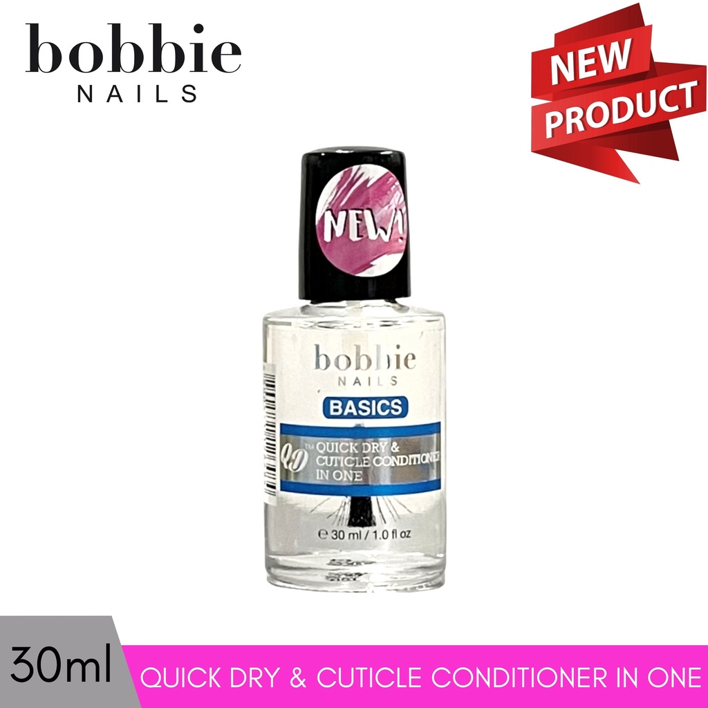 Bobbie Nail Basics Quick Dry And Cuticle Conditioner In One 30ml ...