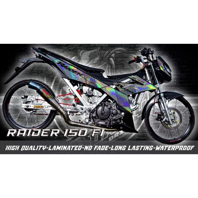 SUZUKI RAIDER 150 FI STRIPES DECAL DESIGN | Shopee Philippines