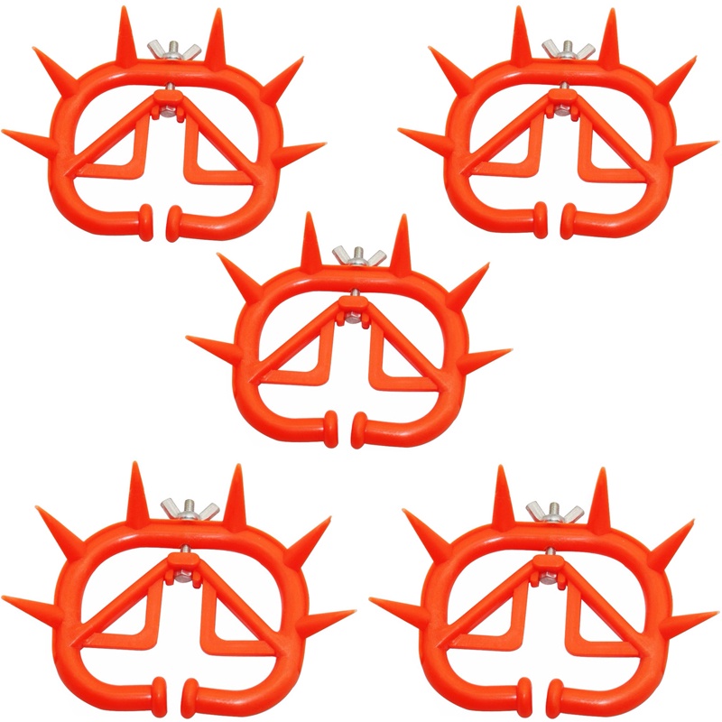 5Pcs Cow Weaning Nose Ring Calf Plastic Pointed-Shaped Prevent Suckling ...